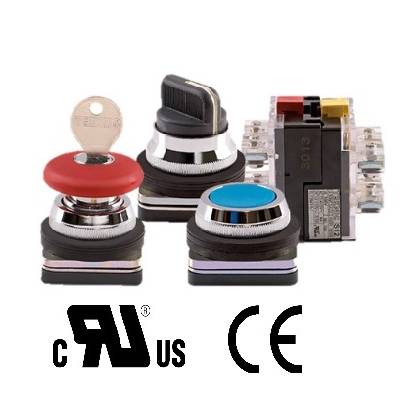 Push Buttons and Pilot Lights | Metal Series , Plastic Series etc.